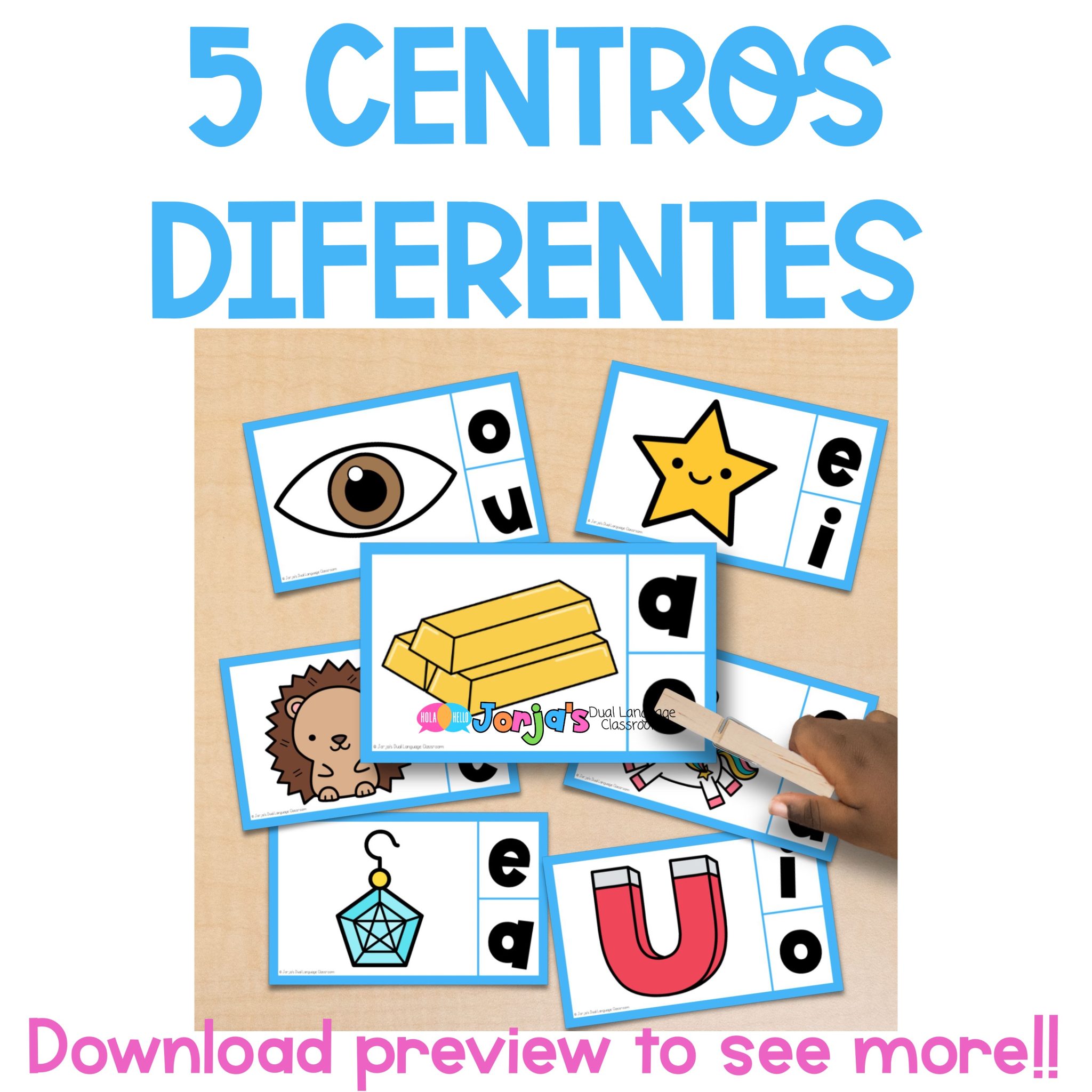 Centros de fonética Sonidos iniciales Las vocales - Jorja's Dual ...