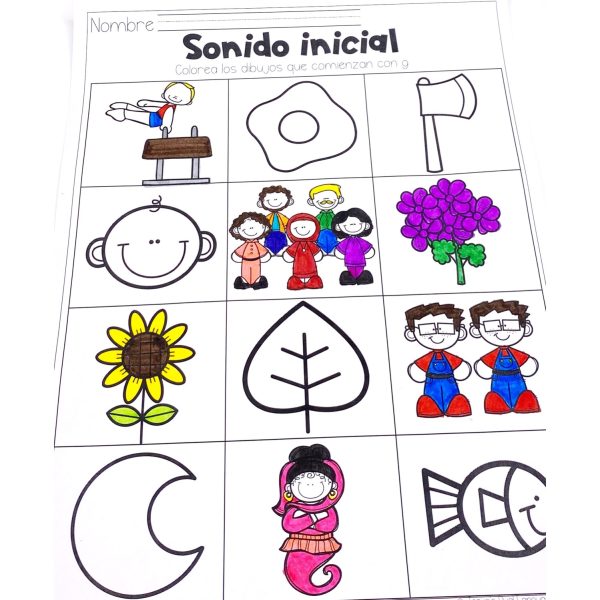 Letra g Sílabas con ge gi Hojas de trabajo y actividades Letter G in ...