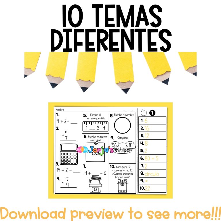 Repaso de matemáticas segundo grado español 2nd Grade Math Review in ...