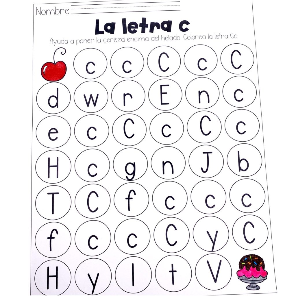 Letra C Actividades y hojas de trabajo Sonido inicial y sílaba inicial ...