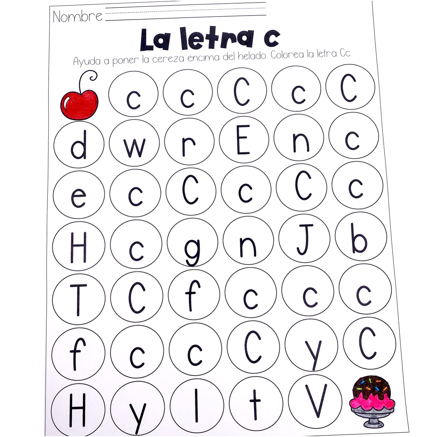 Letra C Actividades y hojas de trabajo Sonido inicial y sílaba inicial ...