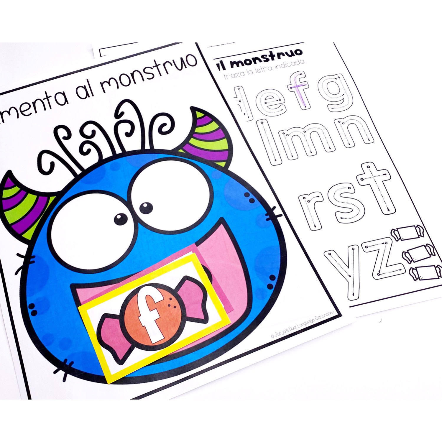 Centros de lectura y matemáticas PRE-K Actividades en español PreK in ...