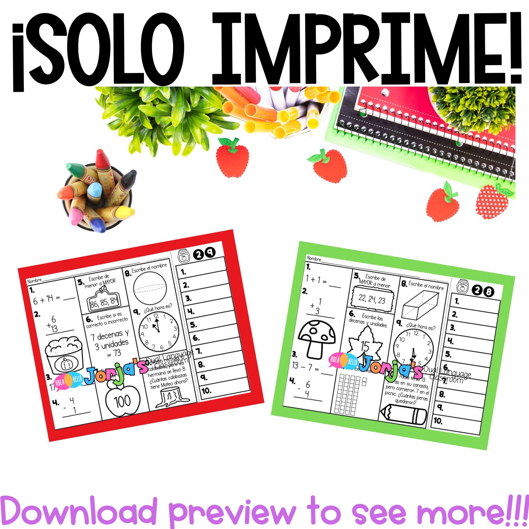 Repaso Diario Segundo Grado Spiral Review Second Grade in Spanish ...