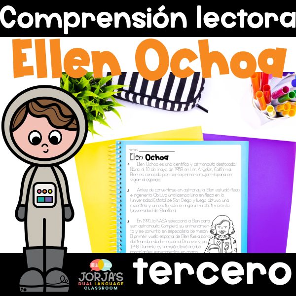 Ellen Ochoa Reading Comprehension in Spanish Third Grade Lectura de ...