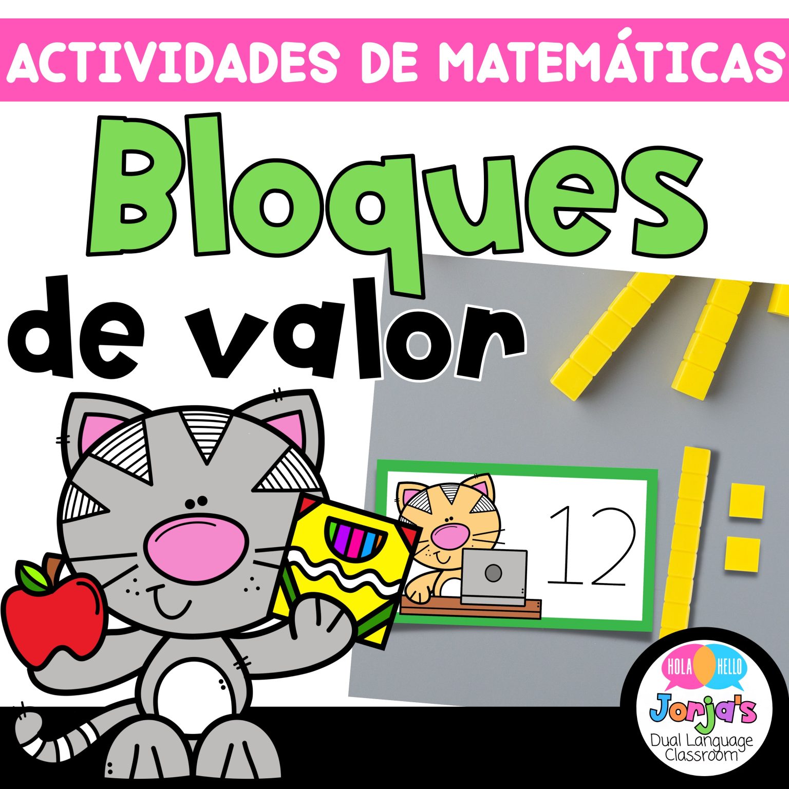 Bloques de valor Actividad Números del 1 al 20 Base Ten Blocks in ...