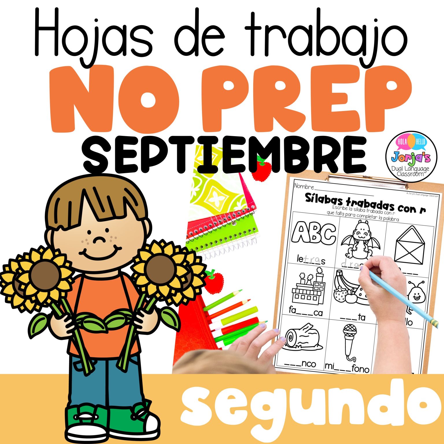 Hojas de trabajo Segundo Grado NO PREP Septiembre 2nd Grade in Spanish ...