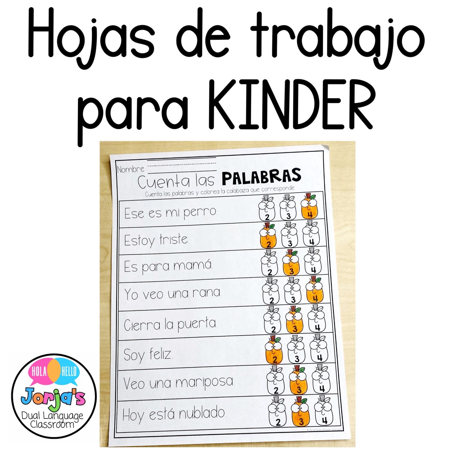 Hojas de trabajo Kinder Lectura matemáticas escritura Halloween in ...