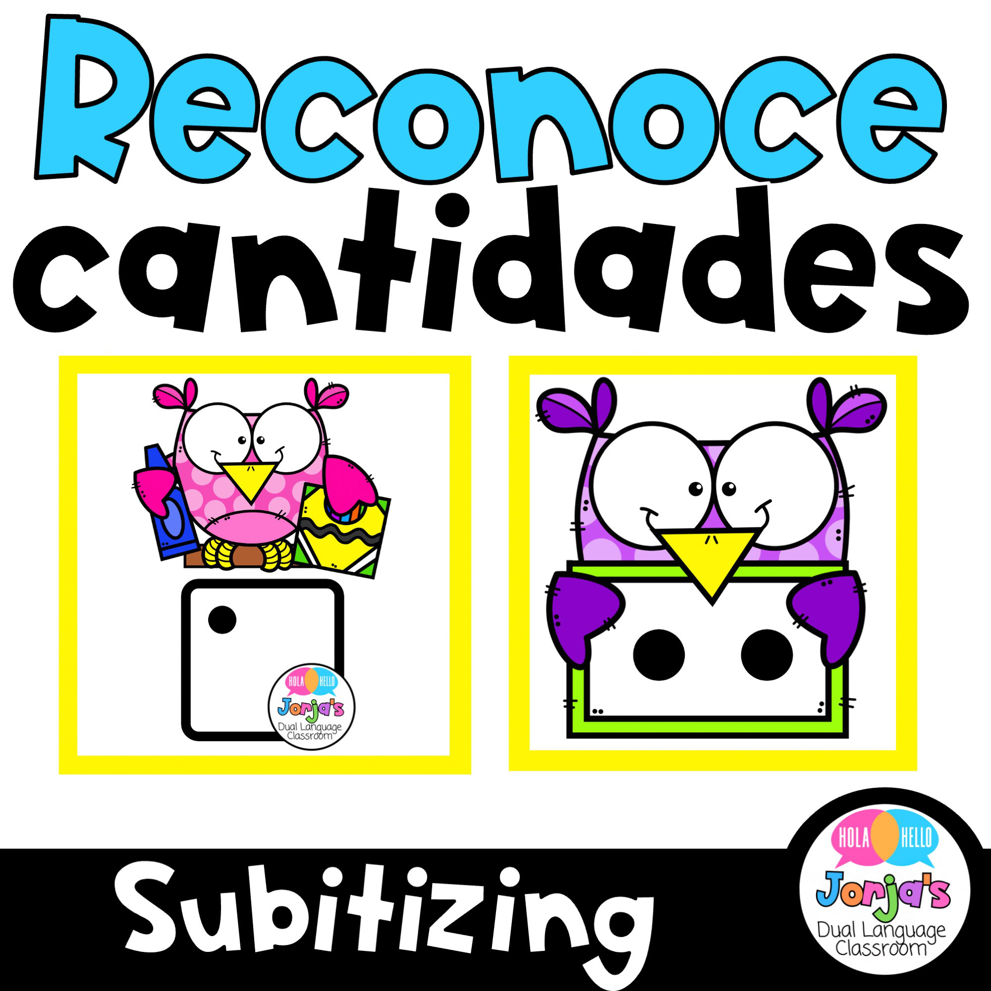 Reconoce cantidades del 1 al 8 en español Subitizing in Spanish ...