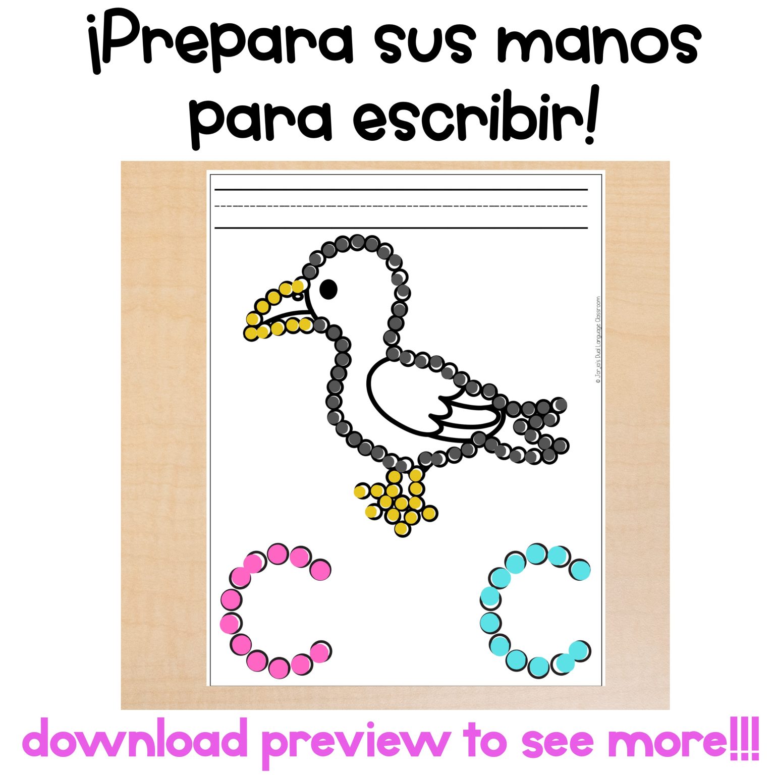 Motricidad fina Puntitos Swab Ejercicios Otoño Fine Motor Skills ...