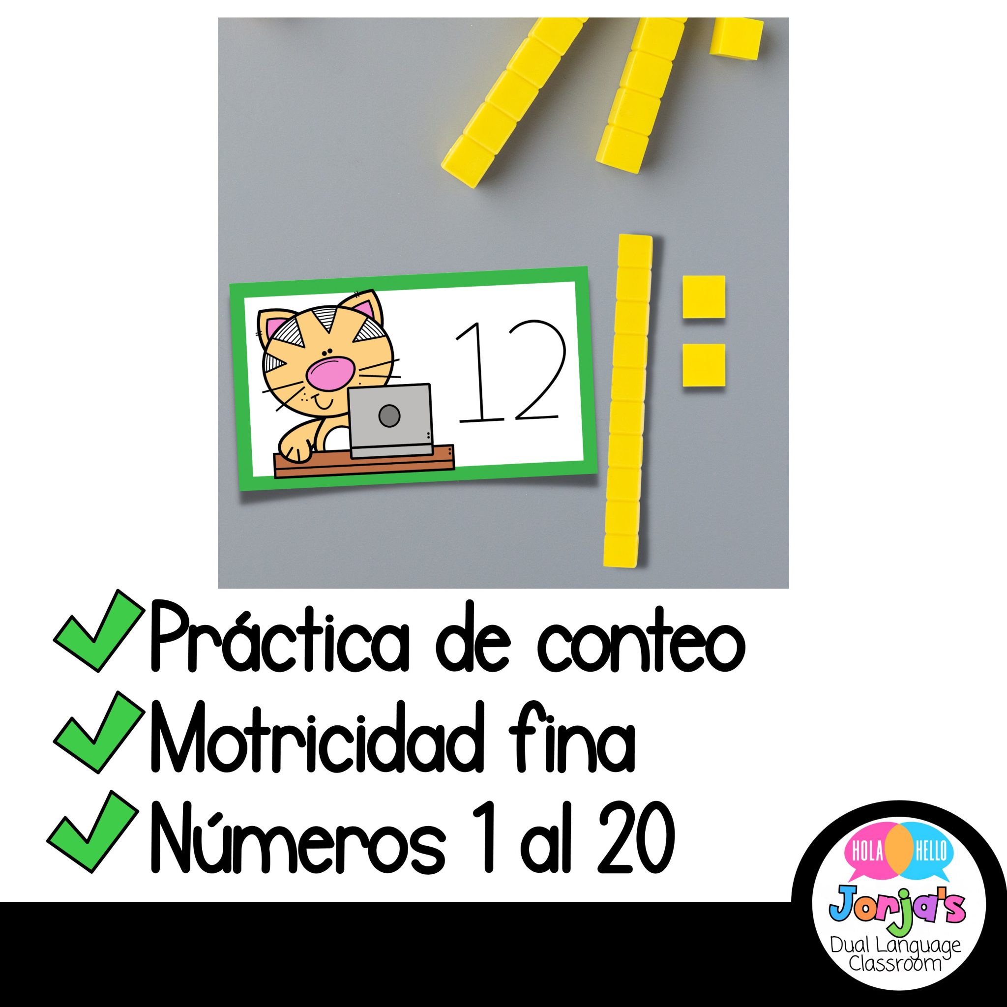 Bloques de valor Actividad Números del 1 al 20 Base Ten Blocks in ...