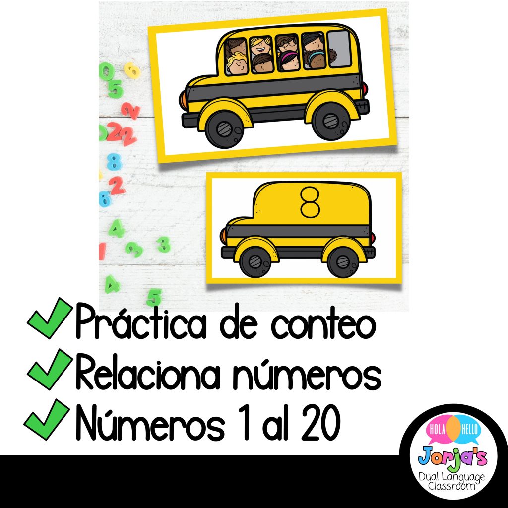Contando Números del 1 al 20 Actividad y Hoja de trabajo Numbers 1 to ...
