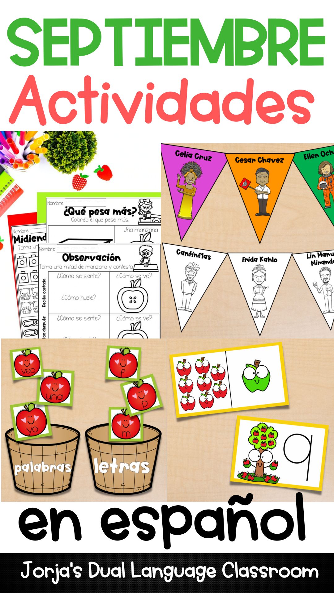 September Activities for Kids in Spanish Actividades para niños ...