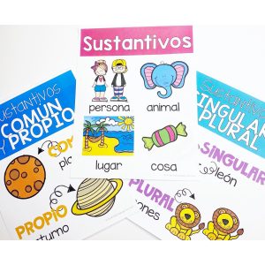Sustantivos Actividades hojas de trabajo y juegos Nouns in Spanish ...