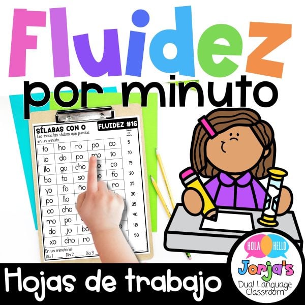 Fluidez por minuto Fluency in Spanish - Jorja's Dual Language Classroom