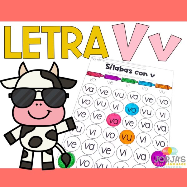 Letra v Sílabas con va ve vi vo vu Hojas de trabajo y actividades ...