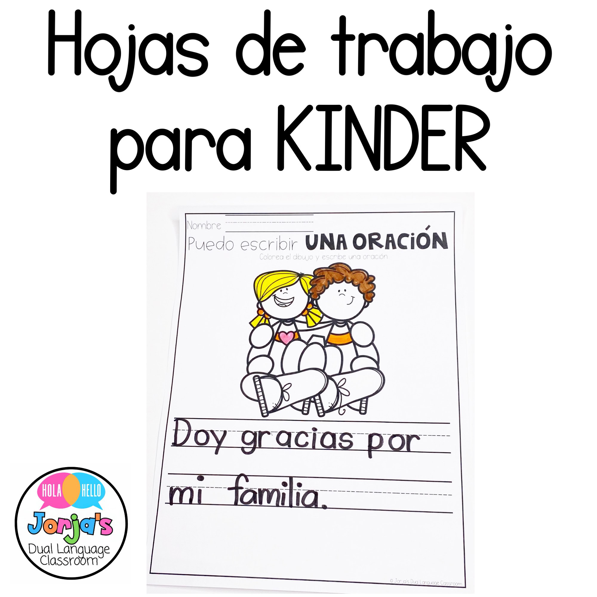 Kinder Hojas de trabajo y actividades lectura matemáticas escritura ...