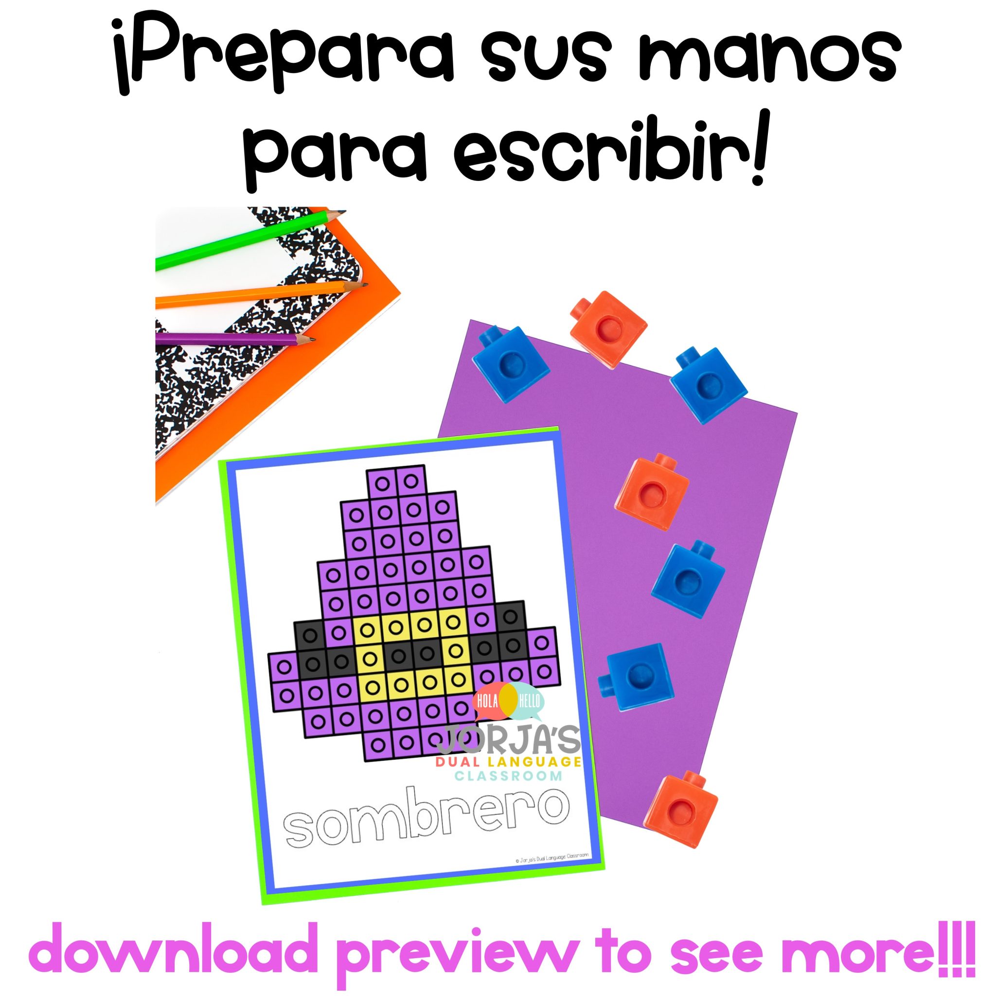 Motricidad fina Construye con bloques Ejercicios Halloween Fine Motor ...