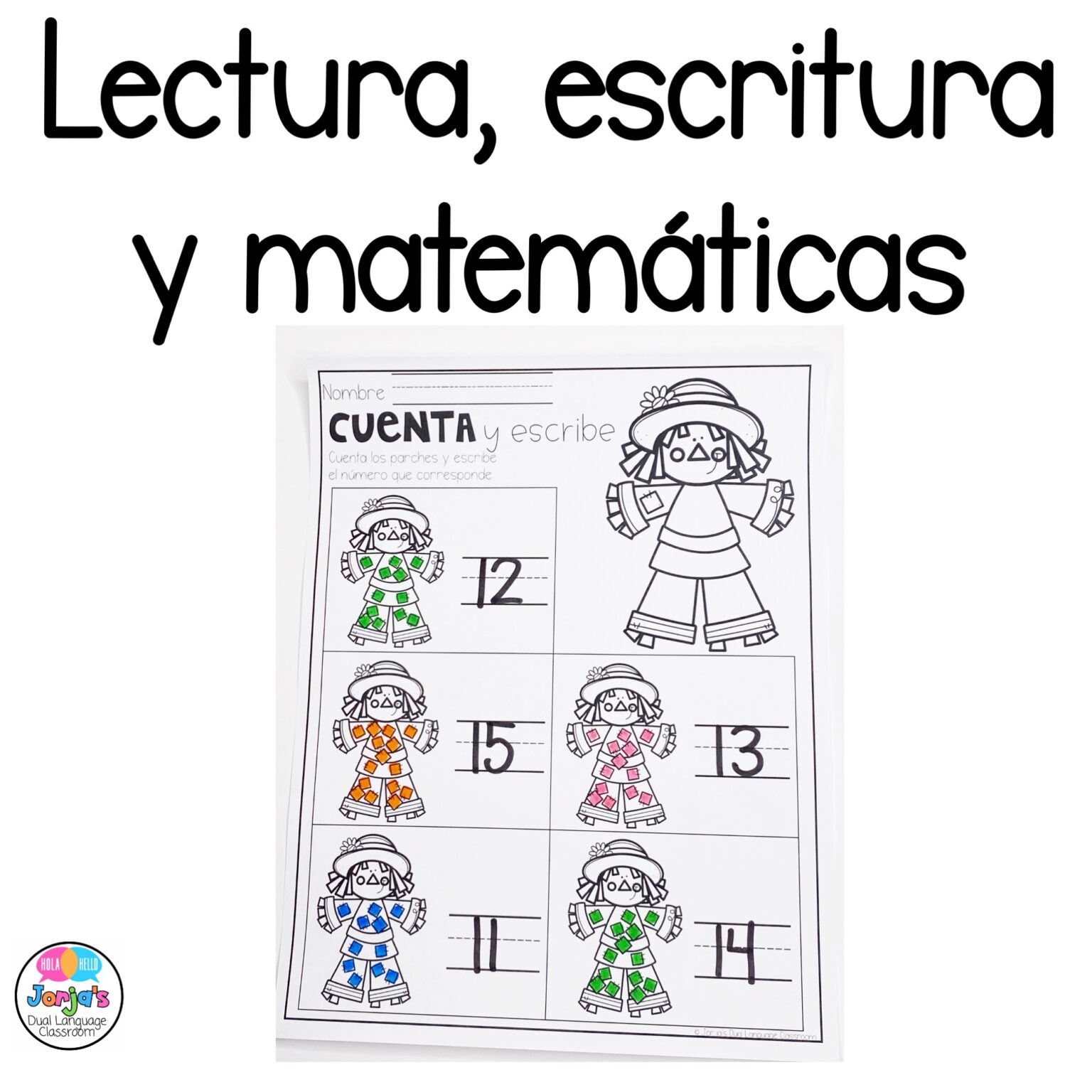 Kinder Hojas de trabajo y actividades lectura matemáticas escritura ...