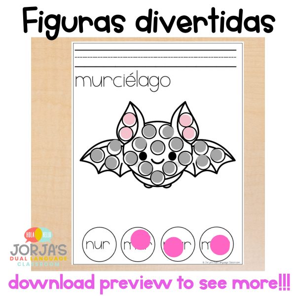 Actividades de Motricidad fina Marca las figuras Halloween Fine Motor ...