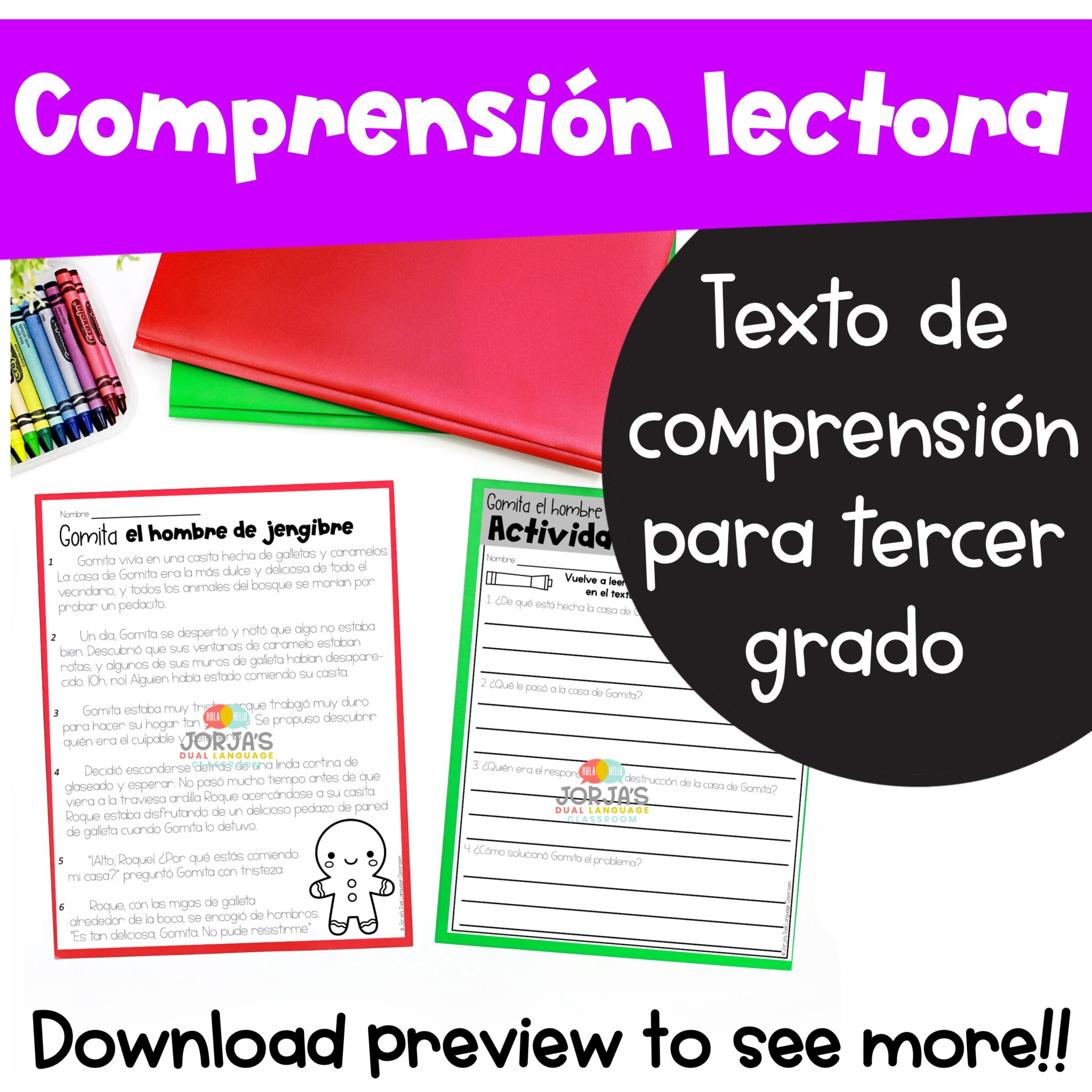 Comprensión lectora para tercer grado 3rd grade Spanish Predicciones ...
