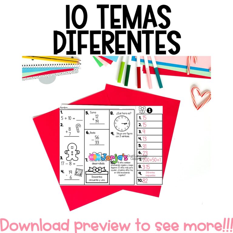 Repaso Trabajo de la manana Segundo Grado Navidad Matemáticas en ...