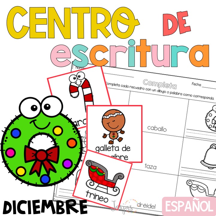 Centro de escritura diciembre Writing Center Spanish December - Jorja's ...