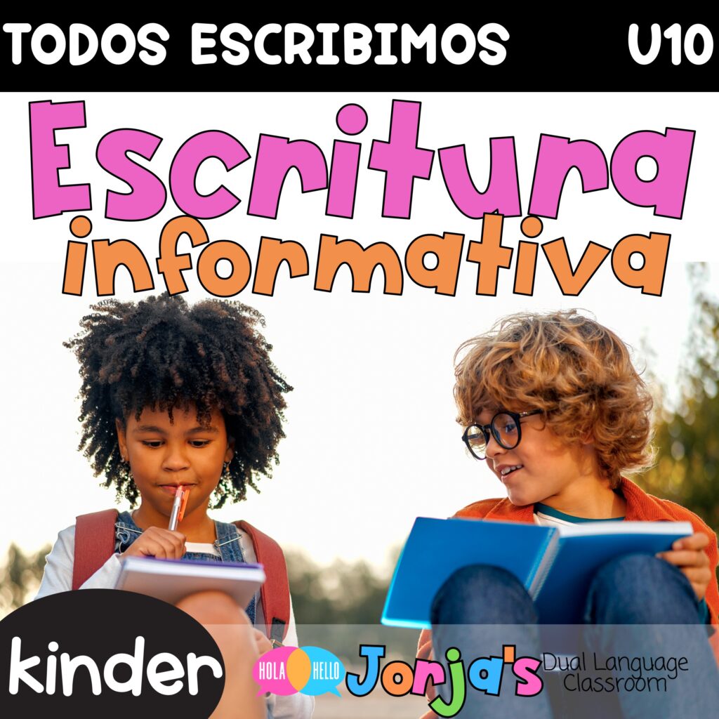 Todos escribimos UNIDAD 10 Escritura informativa Kinder in Spanish ...