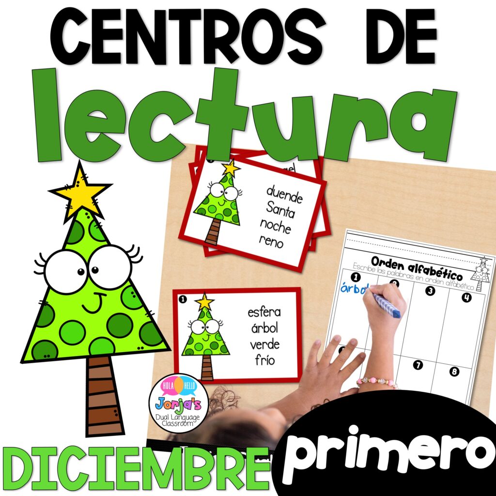 Centros de lectura primer grado Christmas Activities in Spanish 1st ...