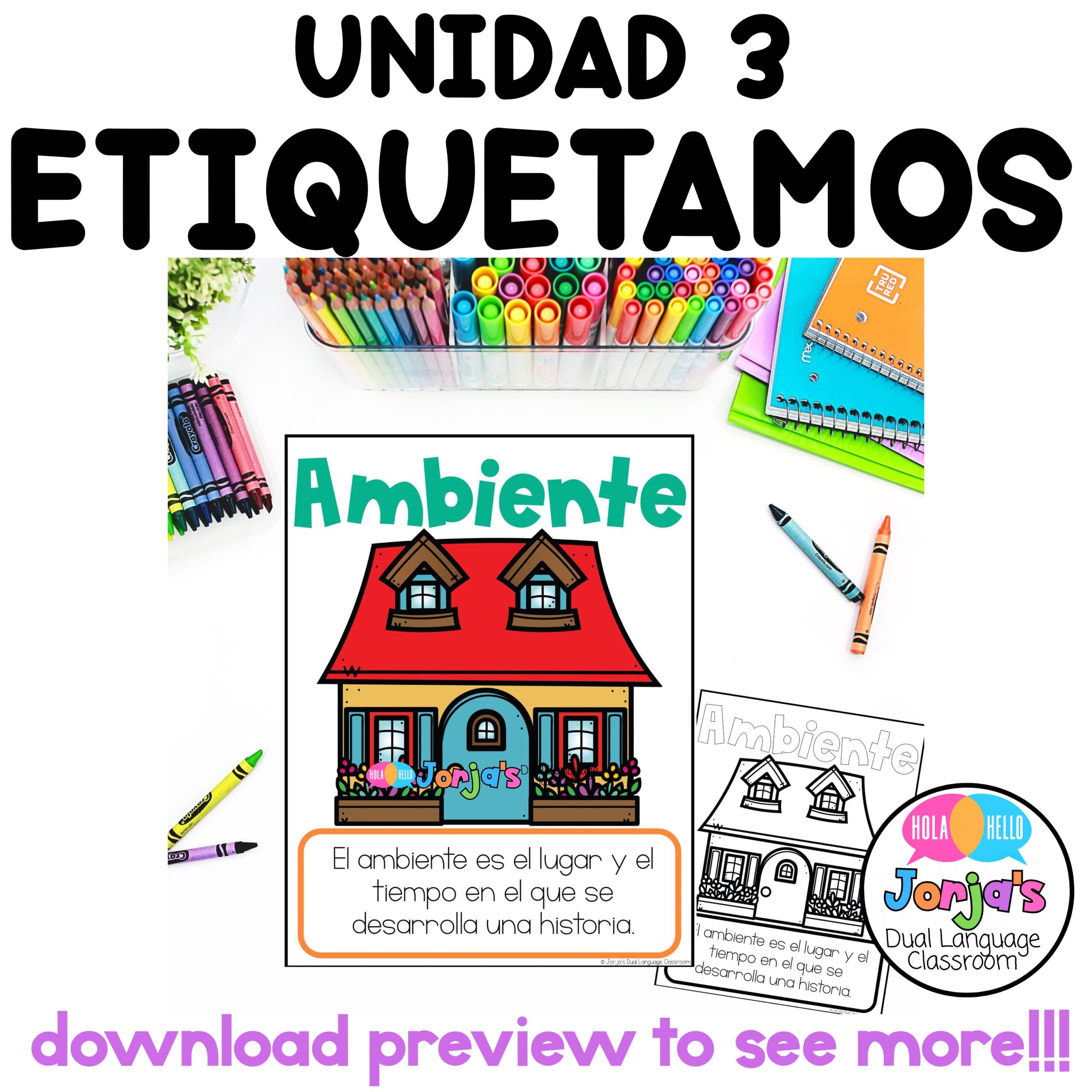Todos escribimos UNIDAD 3 Etiquetamos Escritura en español Kinder ...
