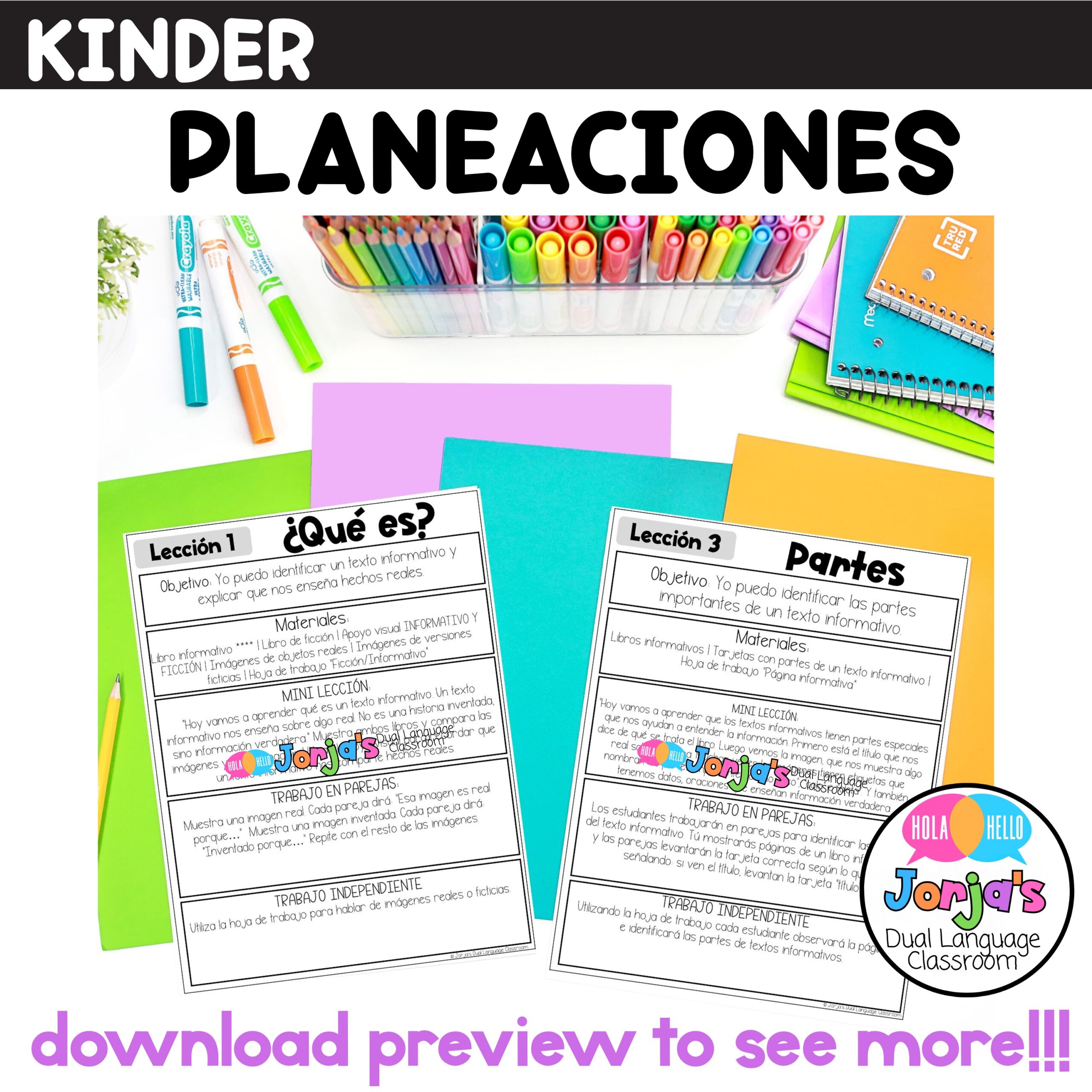 Todos escribimos UNIDAD 10 Escritura informativa Kinder in Spanish ...