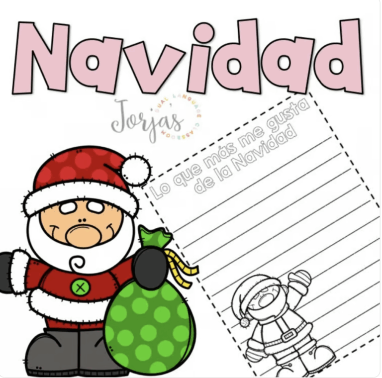 Actividades de Navidad en español Christmas Spanish Activities ...