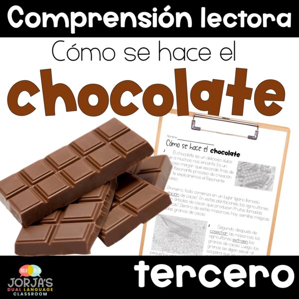 Cómo se hace el chocolate Texto informativo tercer grado Comprehension ...