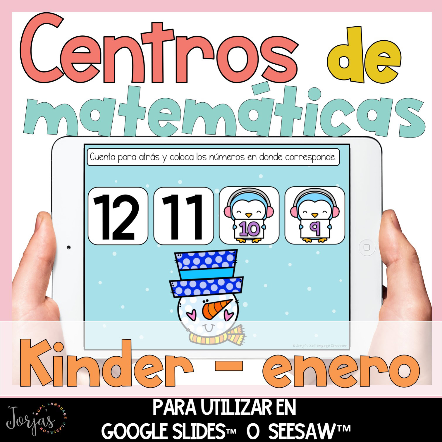 Centros digitales matemáticas kinder enero - Jorja's Dual Language ...
