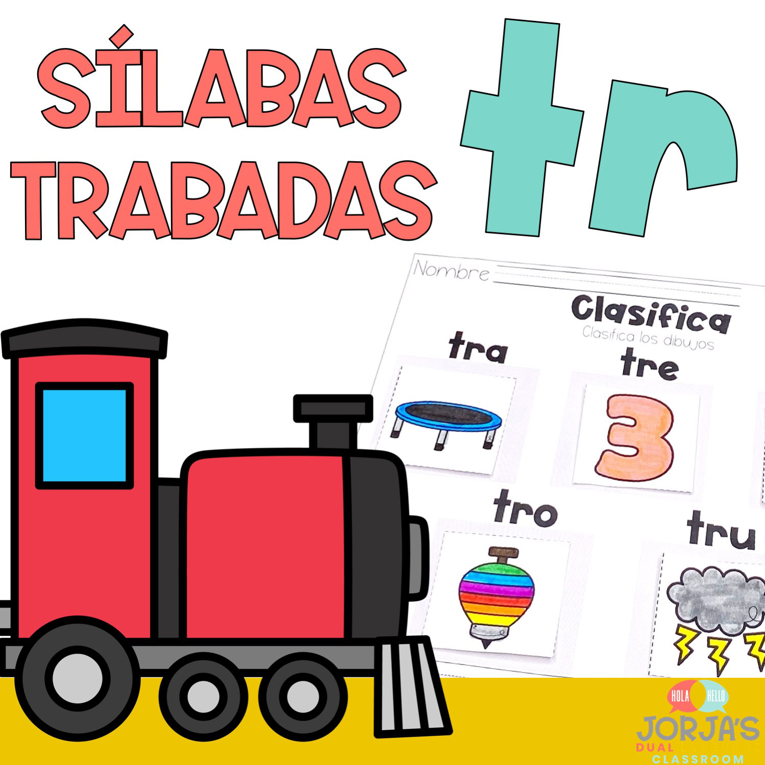 Sílabas trabadas TR Actividades y hojas de trabajo Tra tre tri tro tru ...