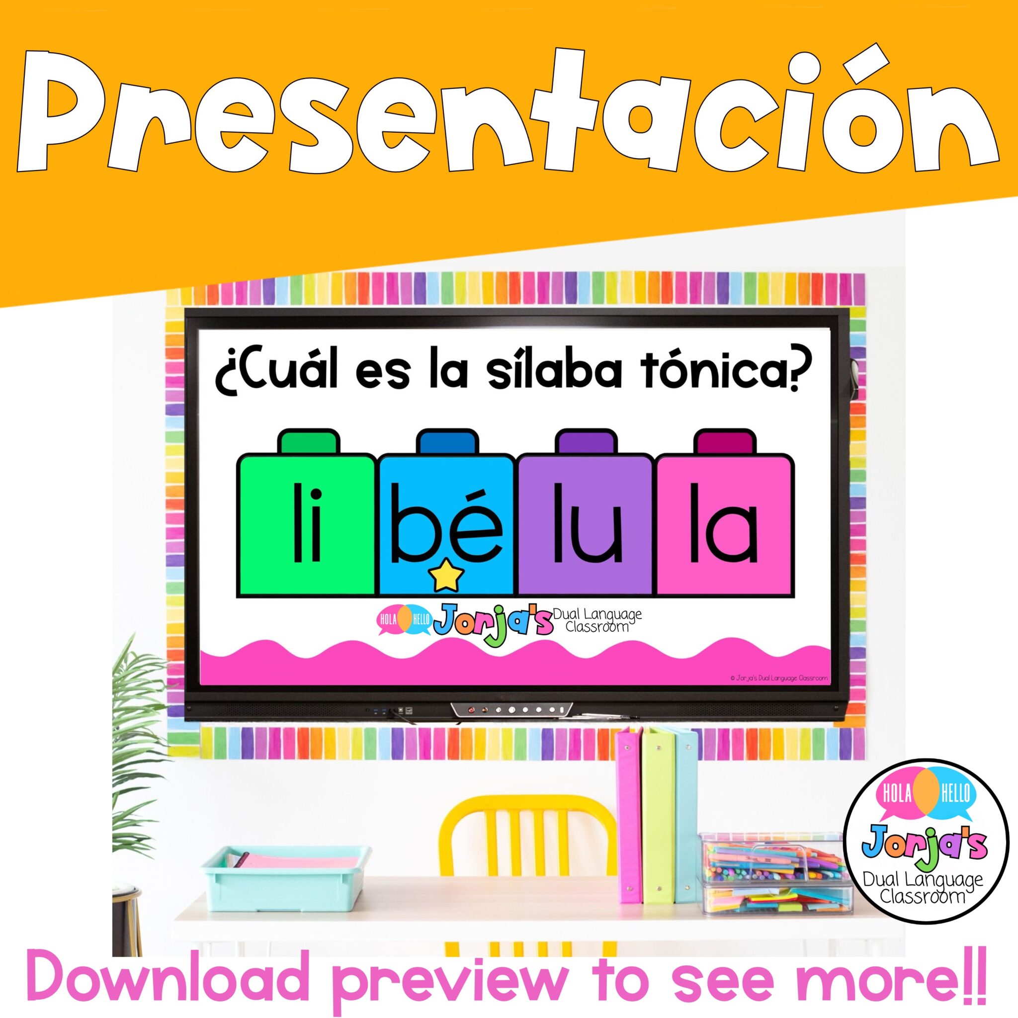 Sílaba tónica División silábica Reglas de Acentuación Actividades y ...