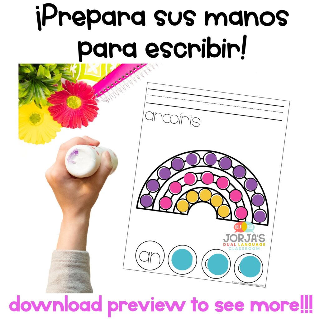 Actividades de Motricidad fina Marca las figuras Primavera Spring in ...